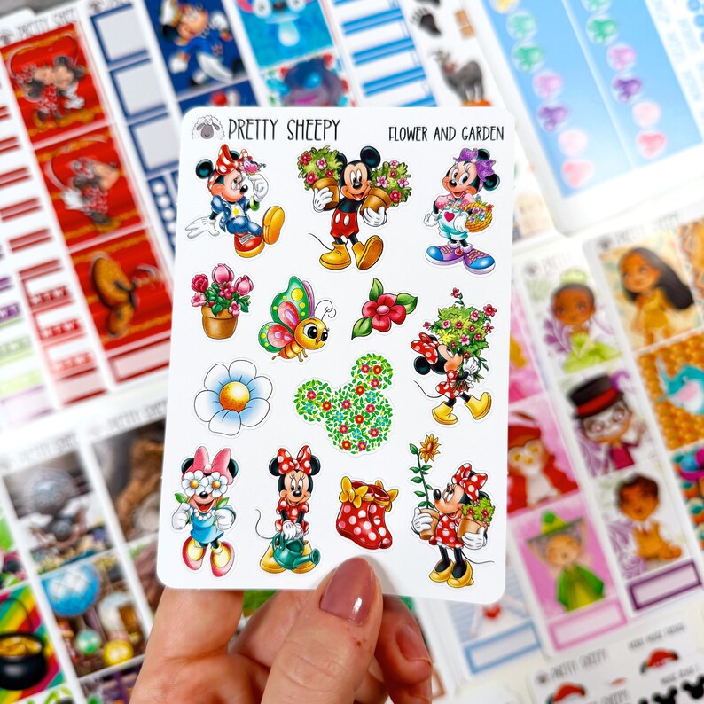 Sticker Sheet Flower & Garden Stickers | Epcot Festival Gift Planner ...