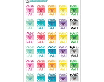 Magic Mail Stickers - Etsy