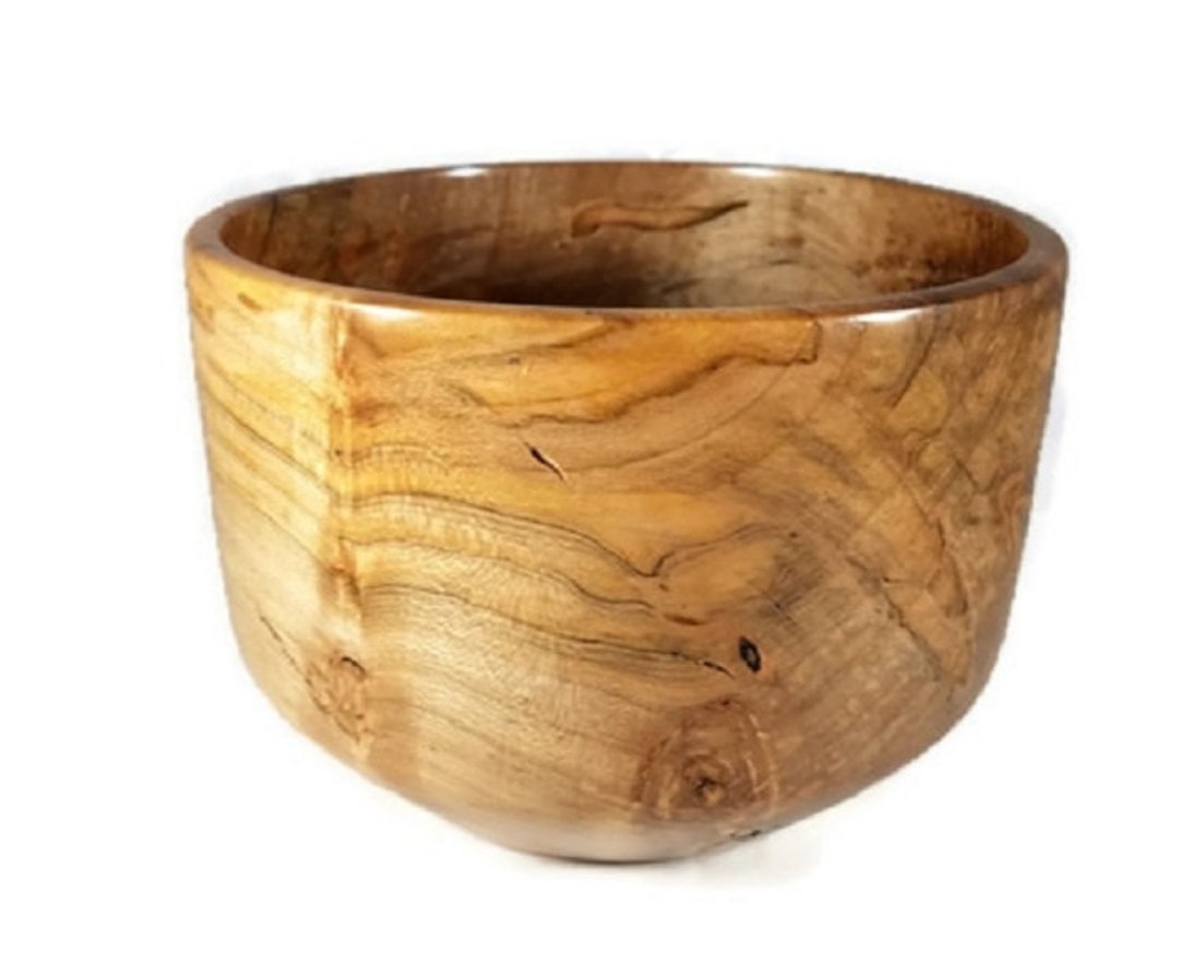 Hand Turned Ambrosia Maple Bowl - Etsy