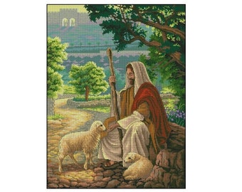 Holy Nativity Scene Cross Stitch Pattern – Christmas Eve Religious ...