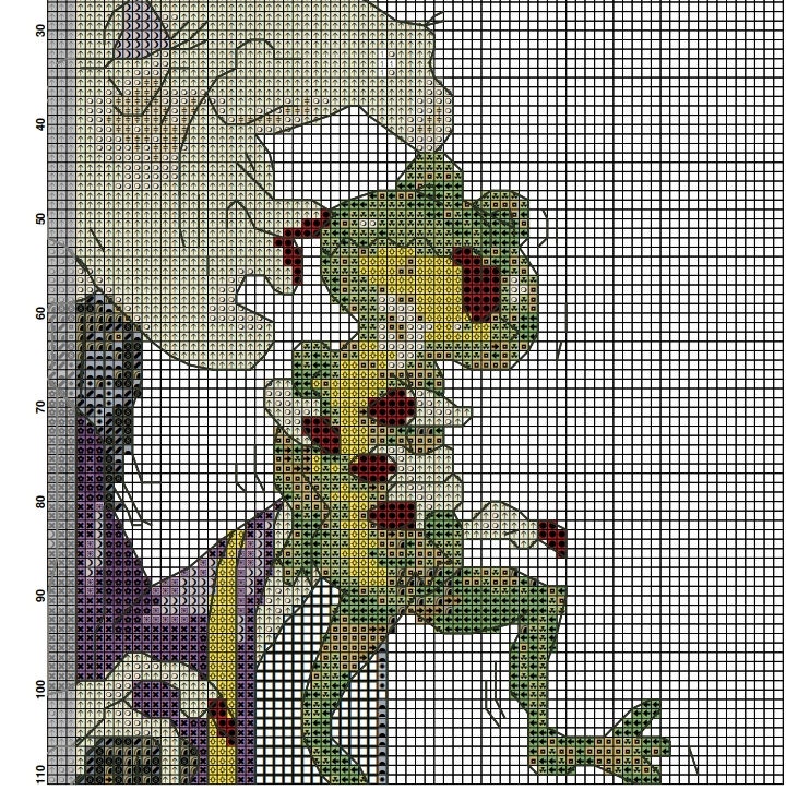 Witch Kissing a Frog Halloween Cross Stitch Pattern - Etsy