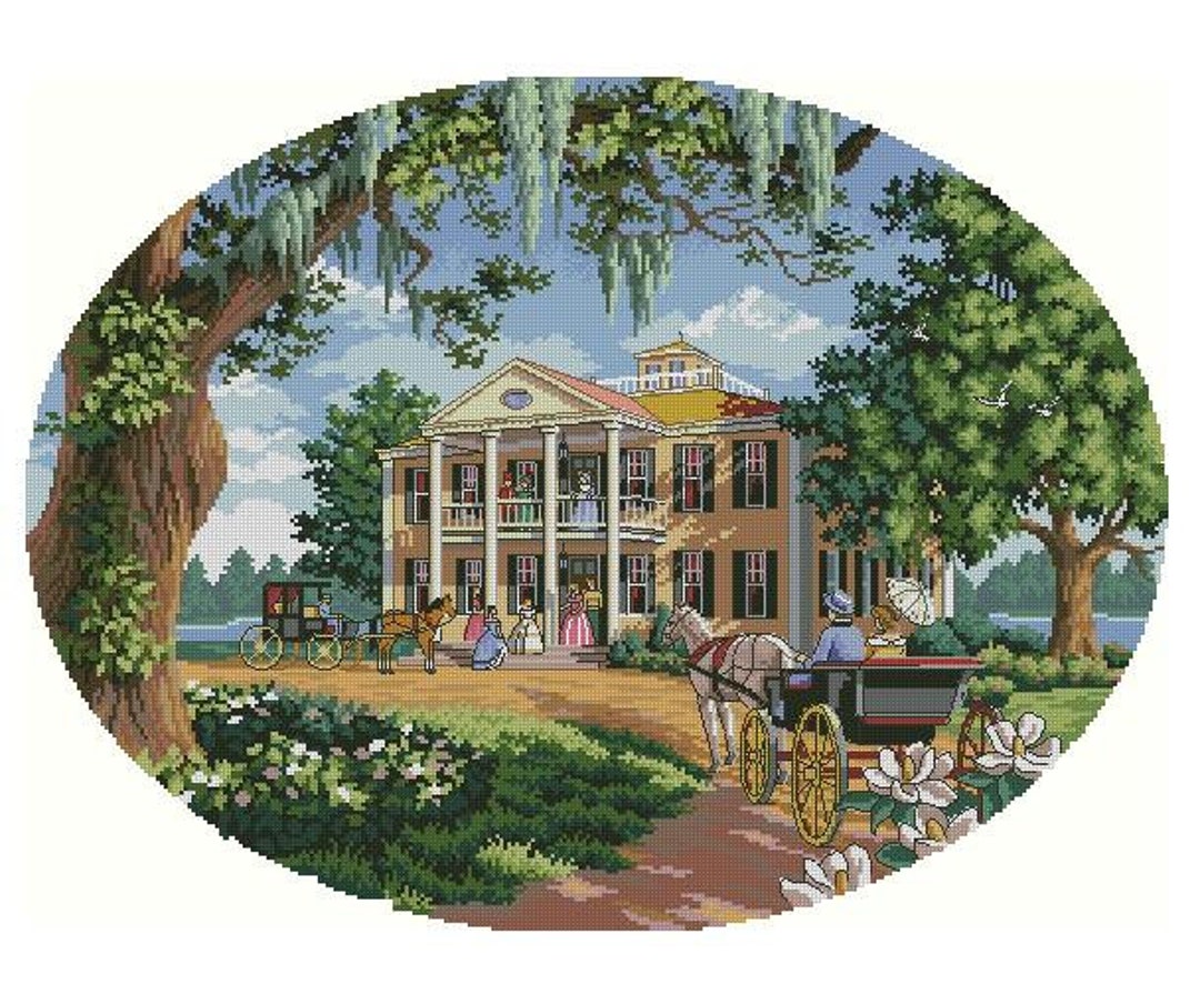 Southern Social | Cross Stitch Pattern | Instant PDF Download - Etsy