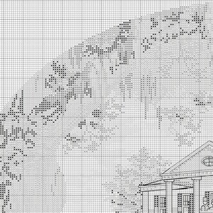 Southern Retro 70s 80s Social Cross Stitch Pattern – Vintage Southern ...