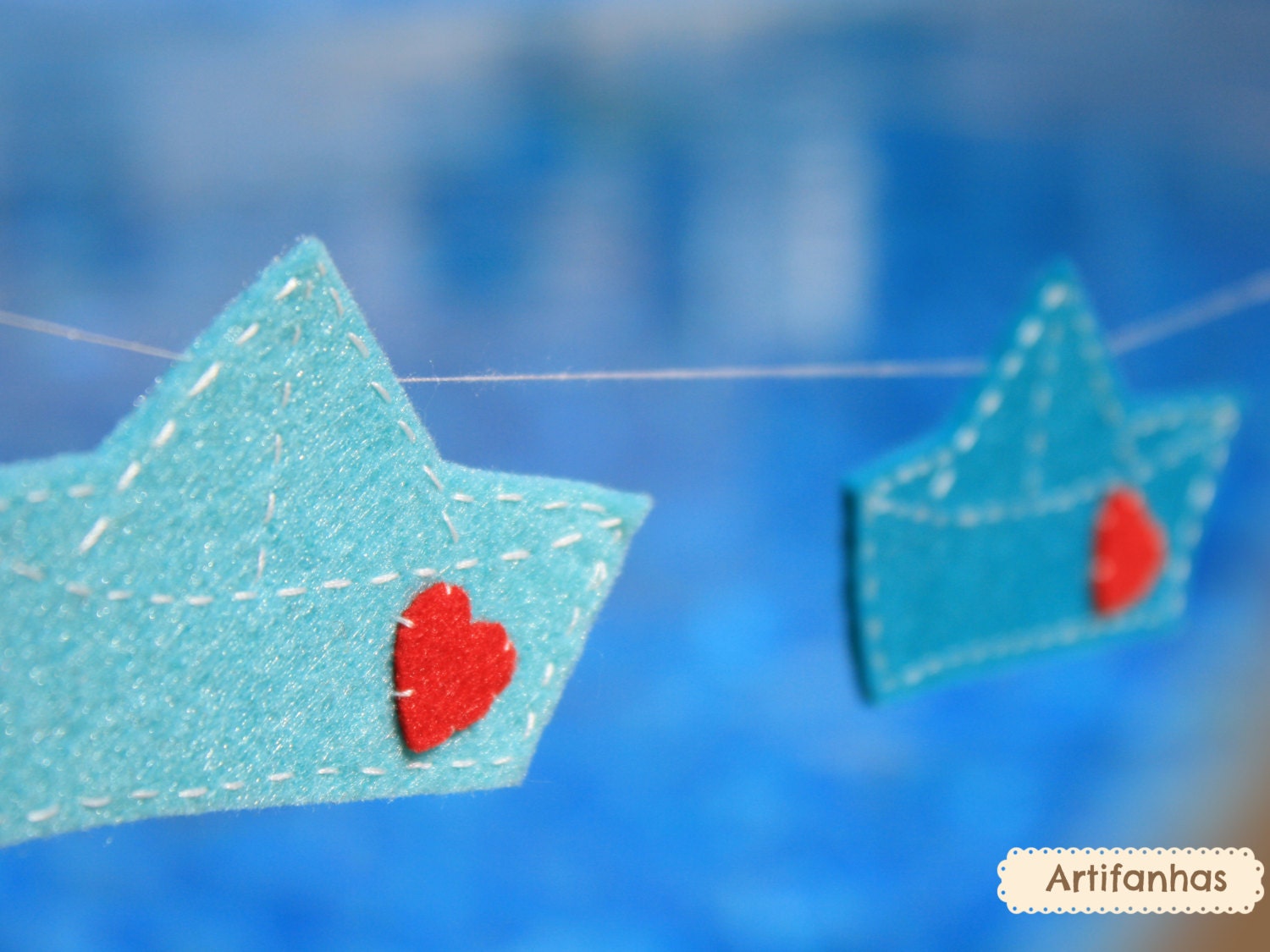 Boat Felt Garland, Nautical Garland, Nautical Nursery Decor, Sail Boat ...