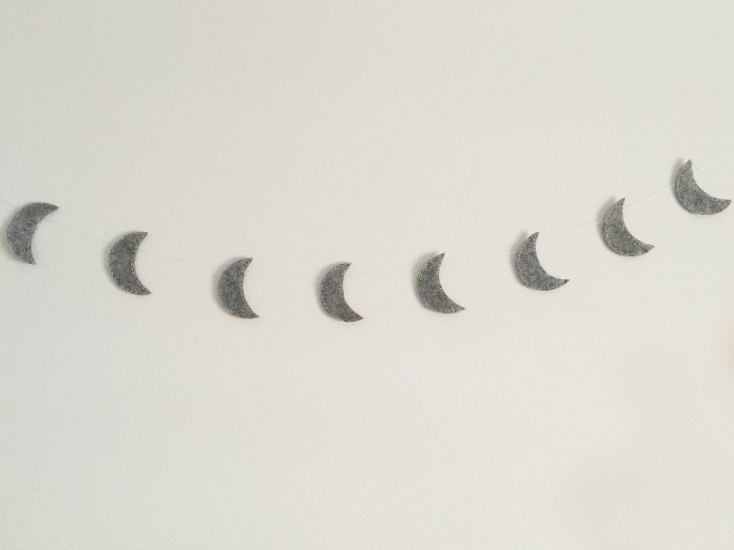 Moons Garland Night Decor Nursery Decoration Space Theme - Etsy