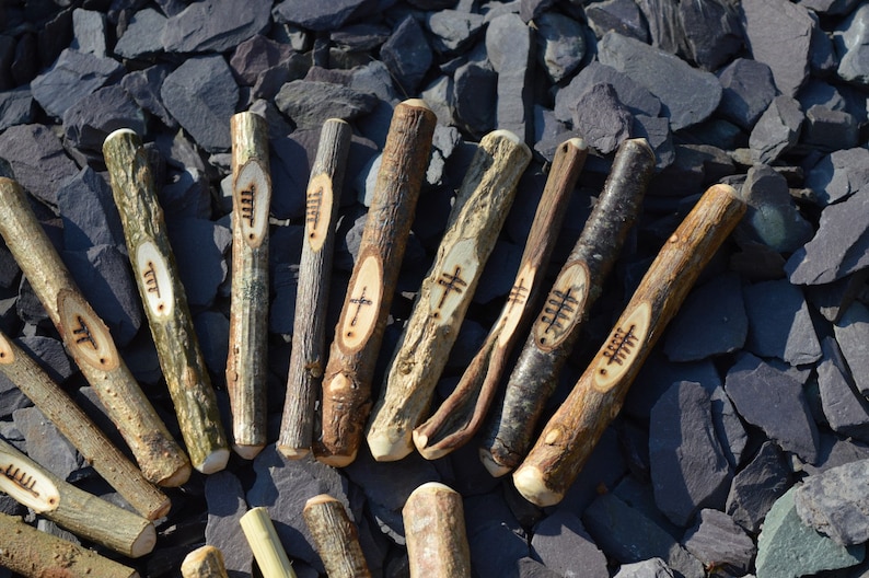 Celtic Ogham Staves: British Wood Divination Set - Etsy UK