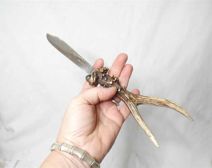 Athame Found Antler and Vintage Metal Handcrafted for Altars, Rituals ...