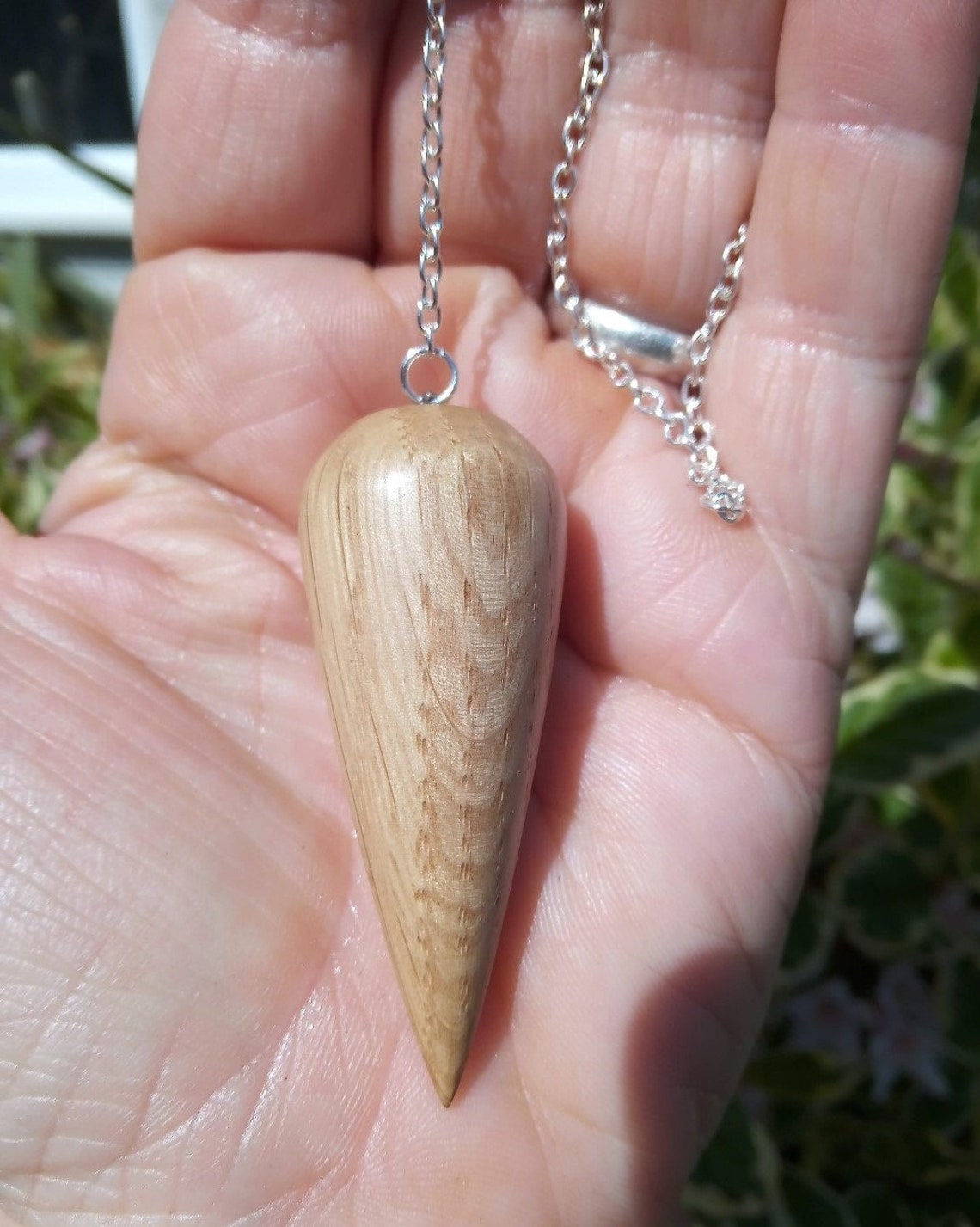 Wooden Dowsing Pendulum English Oak Wood Handturned With Your Choice of Crystal Bead - Etsy UK