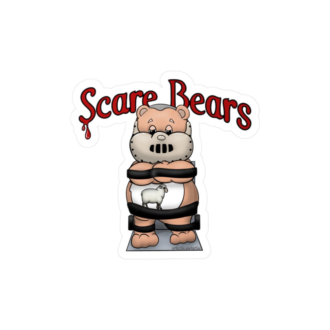Scare Bears Cannibal Bear Vinyl Decal waterproof - Etsy