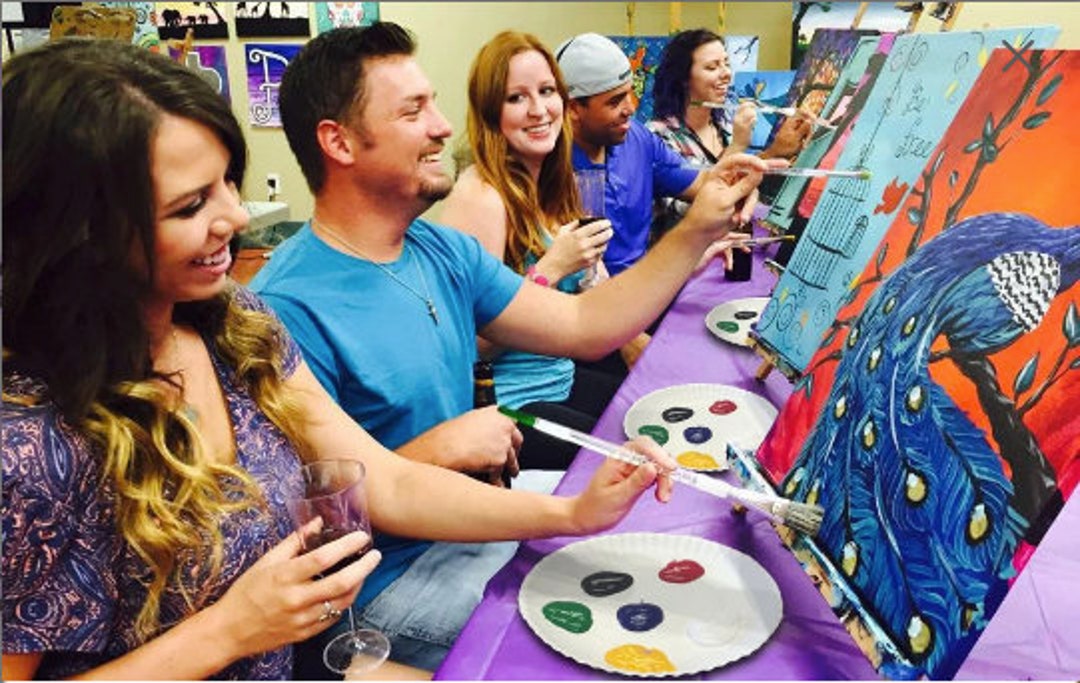 Printable DIY Paint and Sip Party Instructions, Video and Resources ...