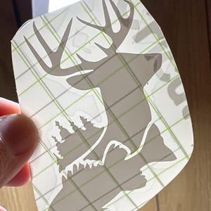 Deer & Fish Decal - Etsy