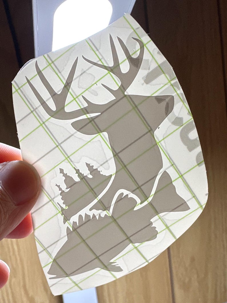 Deer & Fish Decal - Etsy