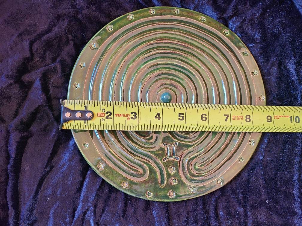 Gemini Ceramic Finger Labyrinth With Aventurine - Etsy