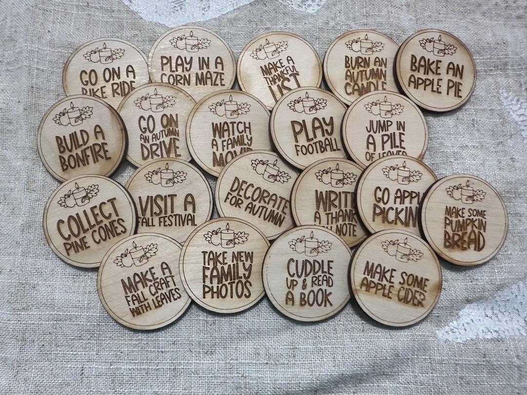 20 Fall Tokens, Things to Do, Fall Family Time, Fall/thanksgiving ...
