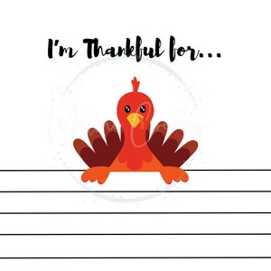 Printable Thankful Card Thanksgiving Dinner Friendsgiving Printable Art ...