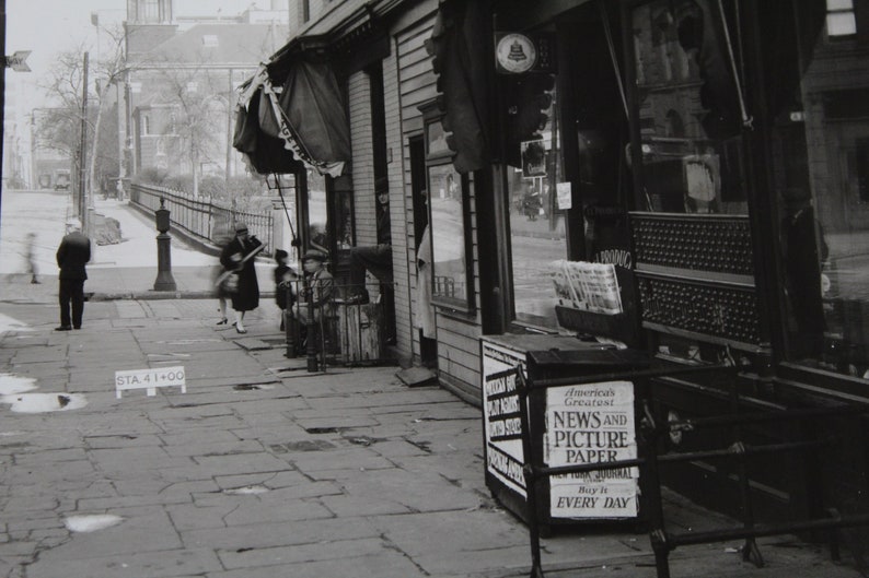 1927 Downtown Brooklyn Jay Street Brooklyn NYC Photograph Archival ...