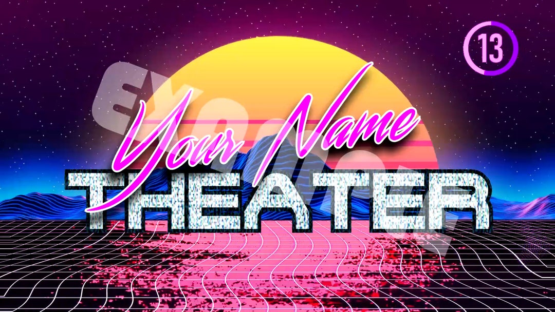 CUSTOM HD Plex Movie Theater Preroll Countdown Retro Vaporwave - Etsy