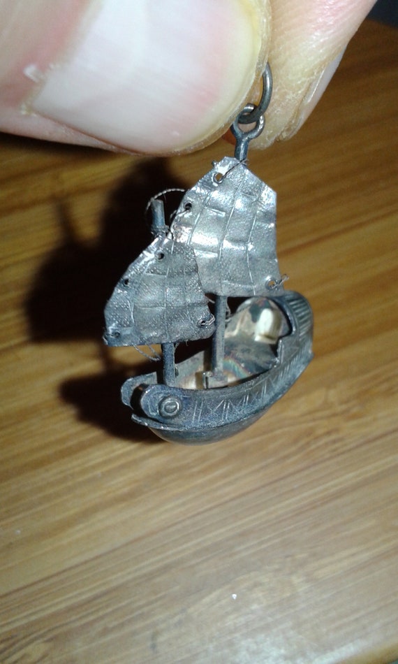 Antique Chinese solid silver handmade hand assembled … - Gem