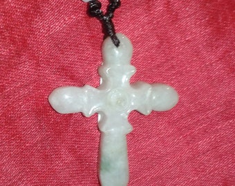 Carved Jade Cross - Etsy