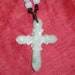 Untreated A Jadeite Jade Christian Crucifix Cross Unisex Necklace ...