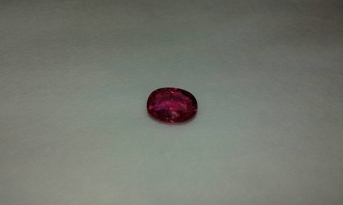 Untreated Unheated Loose 1.03ct Ruby Pink Sapphire Oval Cut Earth Mined ...