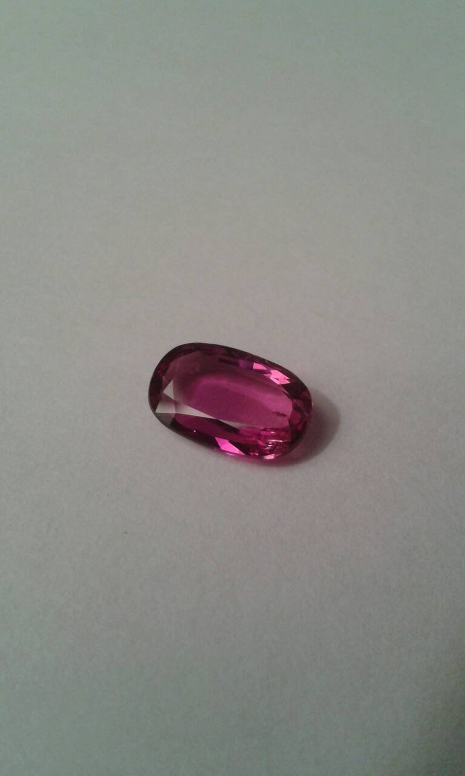 Untreated 3.04ct Red Pink Ruby Sapphire Flat Oval Cut Loose | Etsy UK