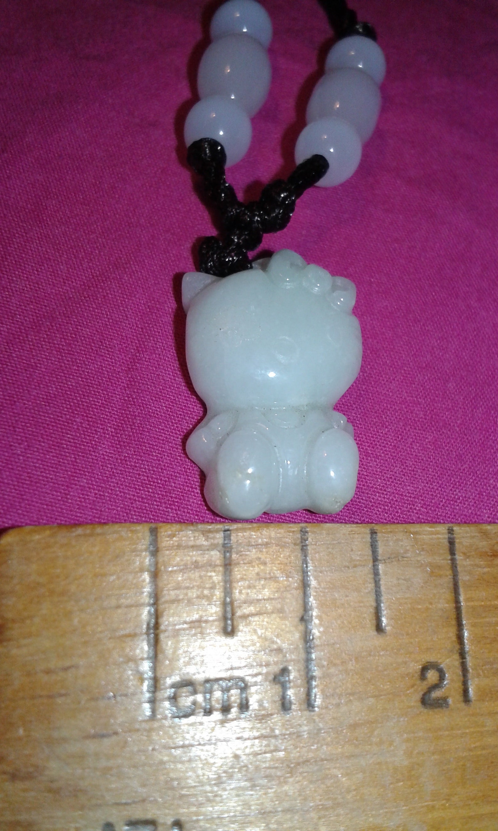 Untreated Jadeite A Jade Hello Kitty Shaped Themed Pendant - Etsy