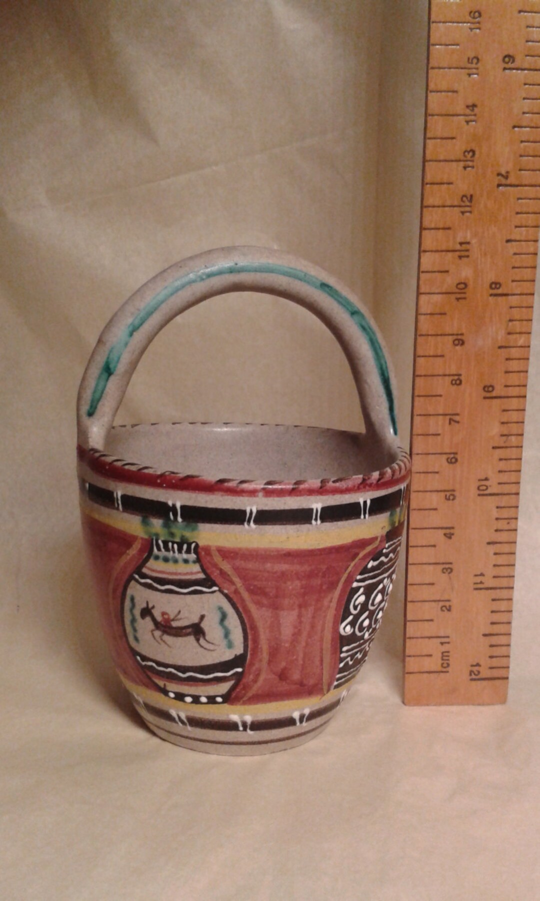 Handmade and Handpainted Deruta, Italy Italian Ceramic Vase ...