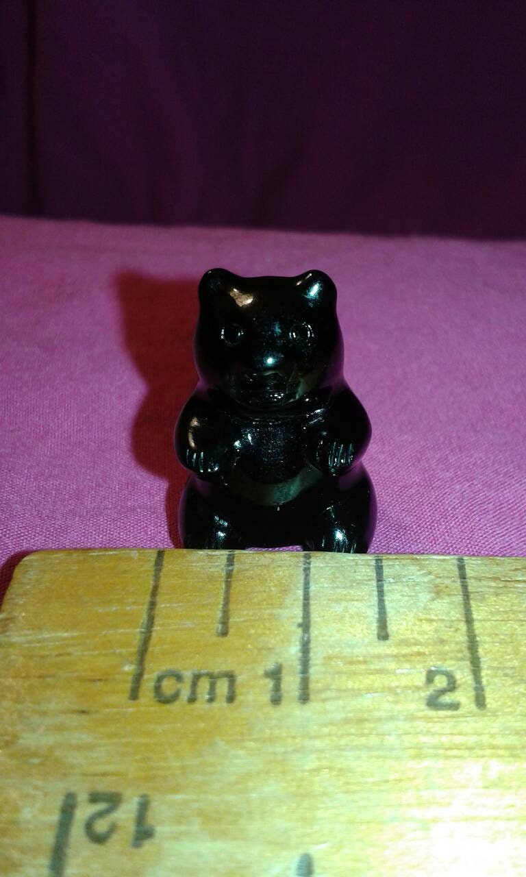 Teddy Bear - Meteorite Carving Natural Tektite From Outer Space ...