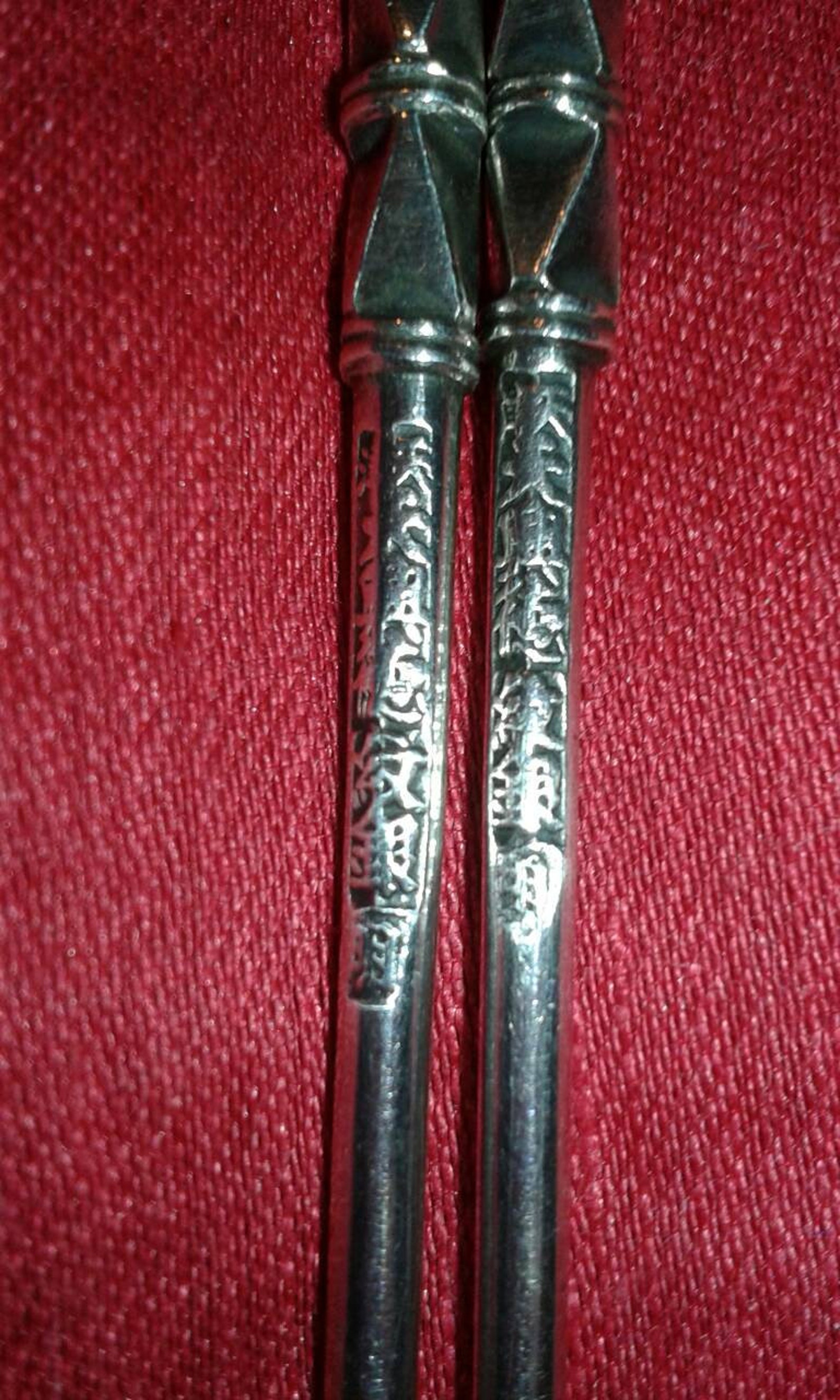 Antique Solid Sterling Silver Chopsticks Designer Brand - Etsy