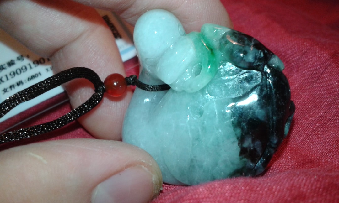 Jadeite A Jade Mandarin Duck Pendant Untreated Organic Natural Gemstone ...