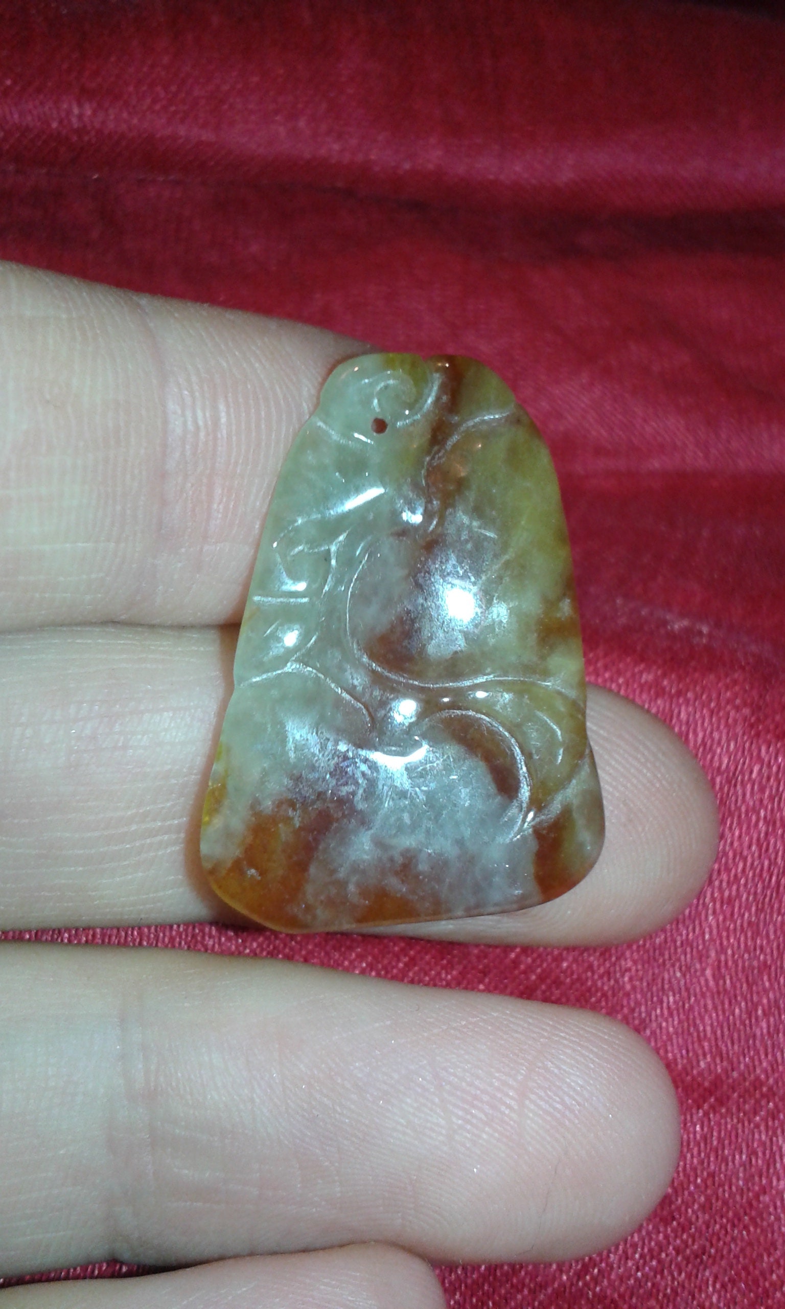 Untreated A Jadeite Jade Orange Brown Rich Mottled Fire Colour - Etsy UK