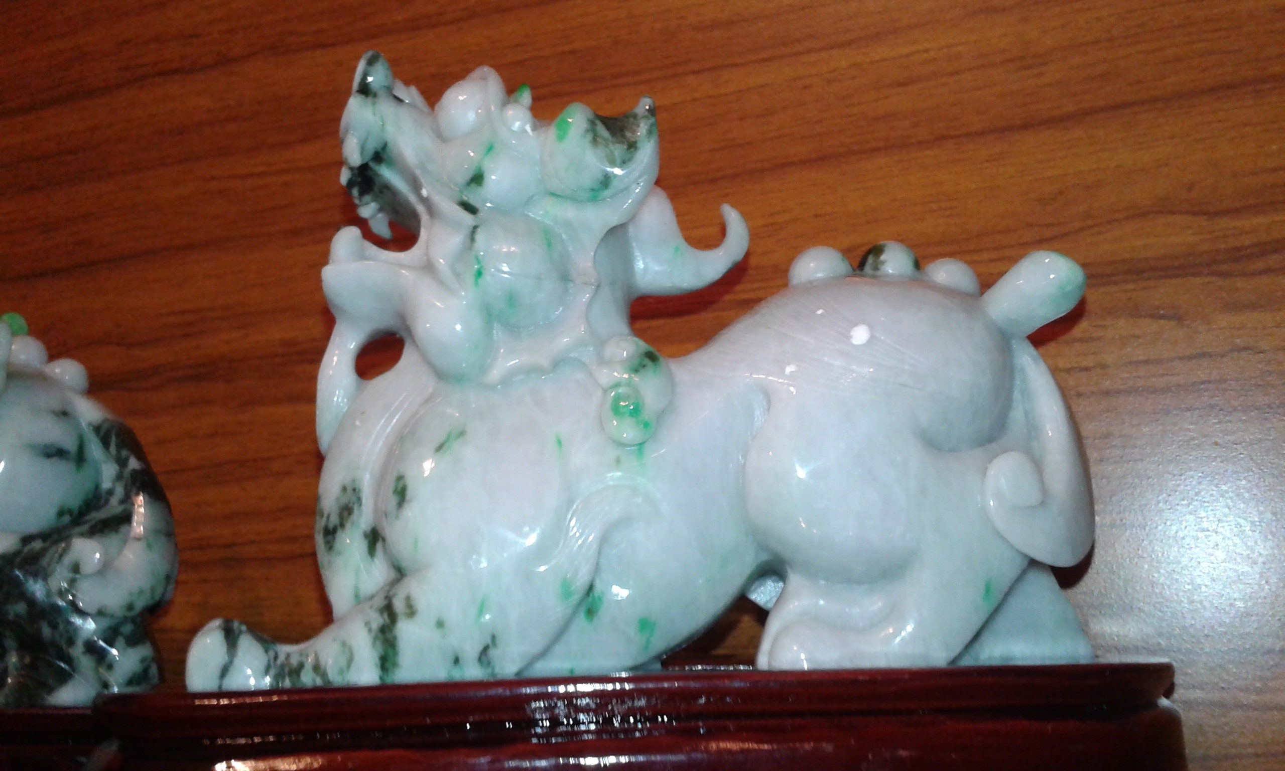 A grade Jadeite Jade Kylin Qilin Chinese mythological beast | Etsy