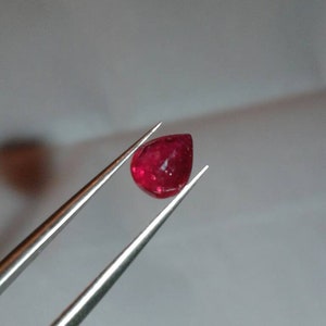 Untreated Earth Mined Unheated 0.80ct Pear Cut Ruby Loose - Etsy