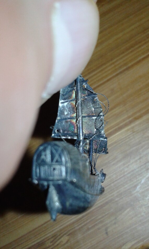 Antique Chinese solid silver handmade hand assembled … - Gem