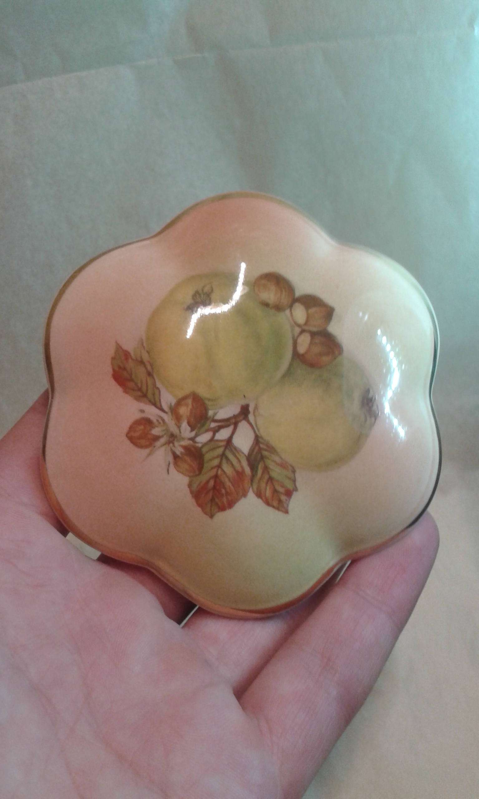 Royal Worcester - Palissy England Est. 1951 Fine Bone China Tea Caddy ...