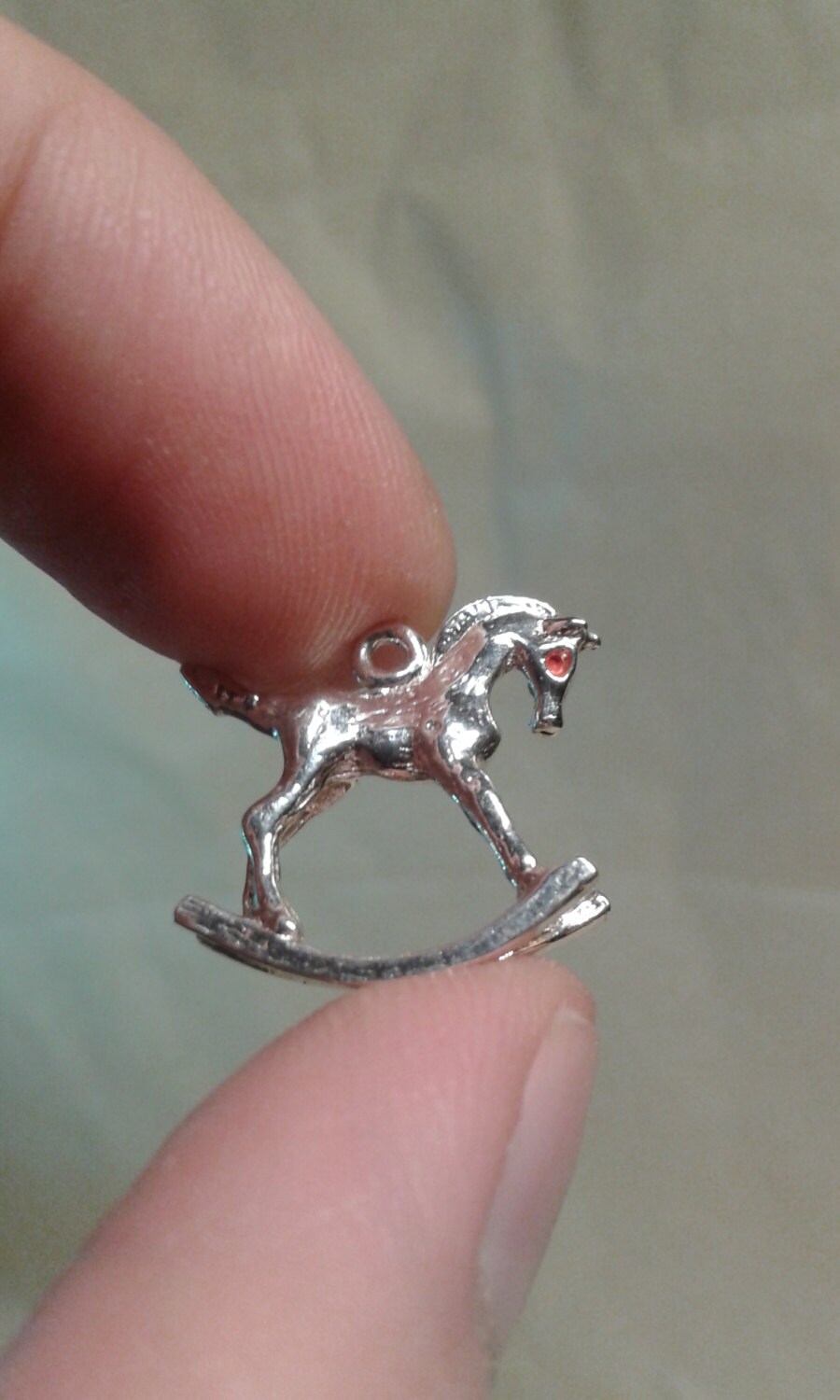 Victorian/edwardian Themed Solid Sterling Silver Rocking Horse | Etsy