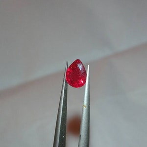 Untreated Earth Mined Unheated 0.80ct Pear Cut Ruby Loose - Etsy