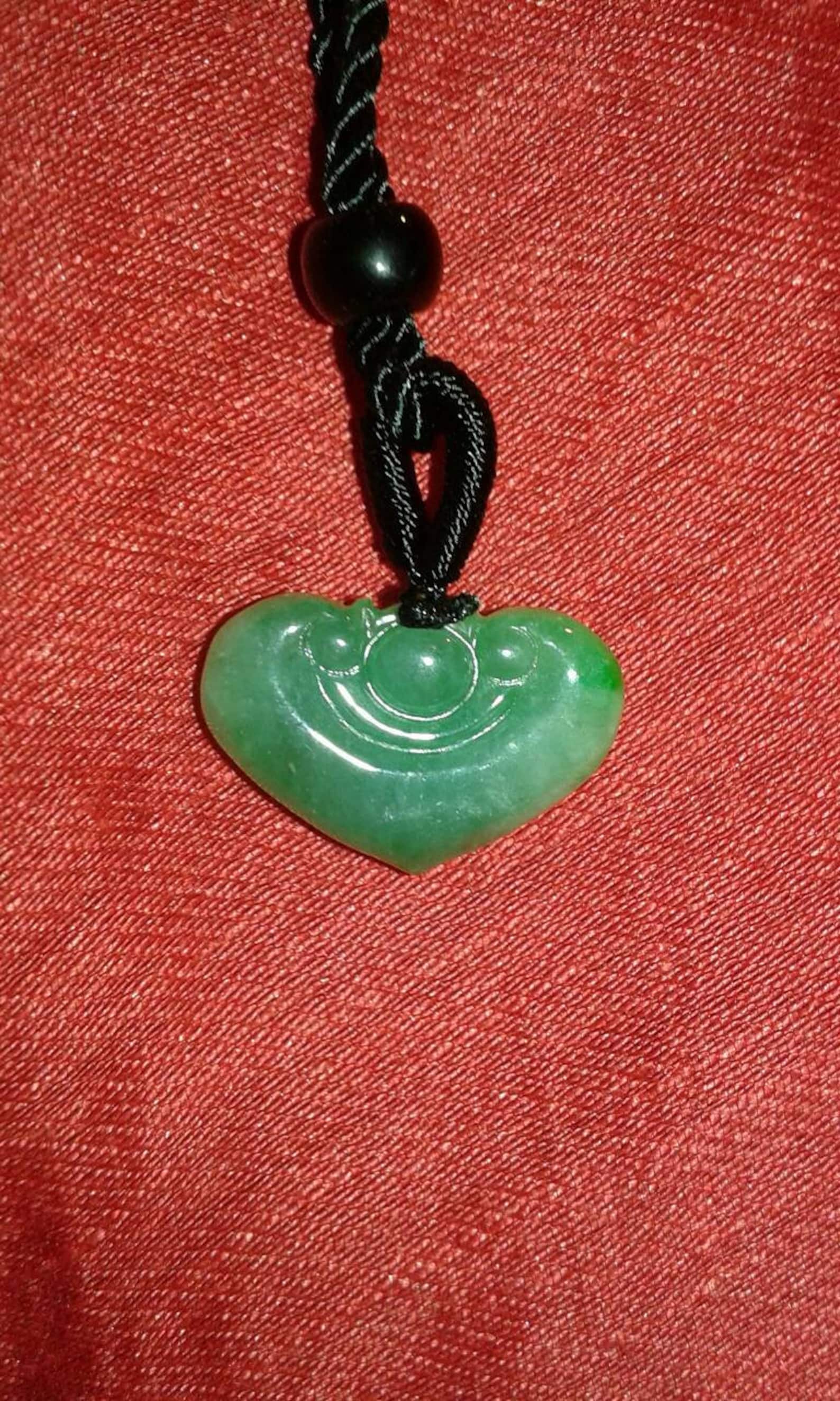 Untreated Jadeite A Jade Ruyi Chinese Oriental Symbol Pendant - Etsy