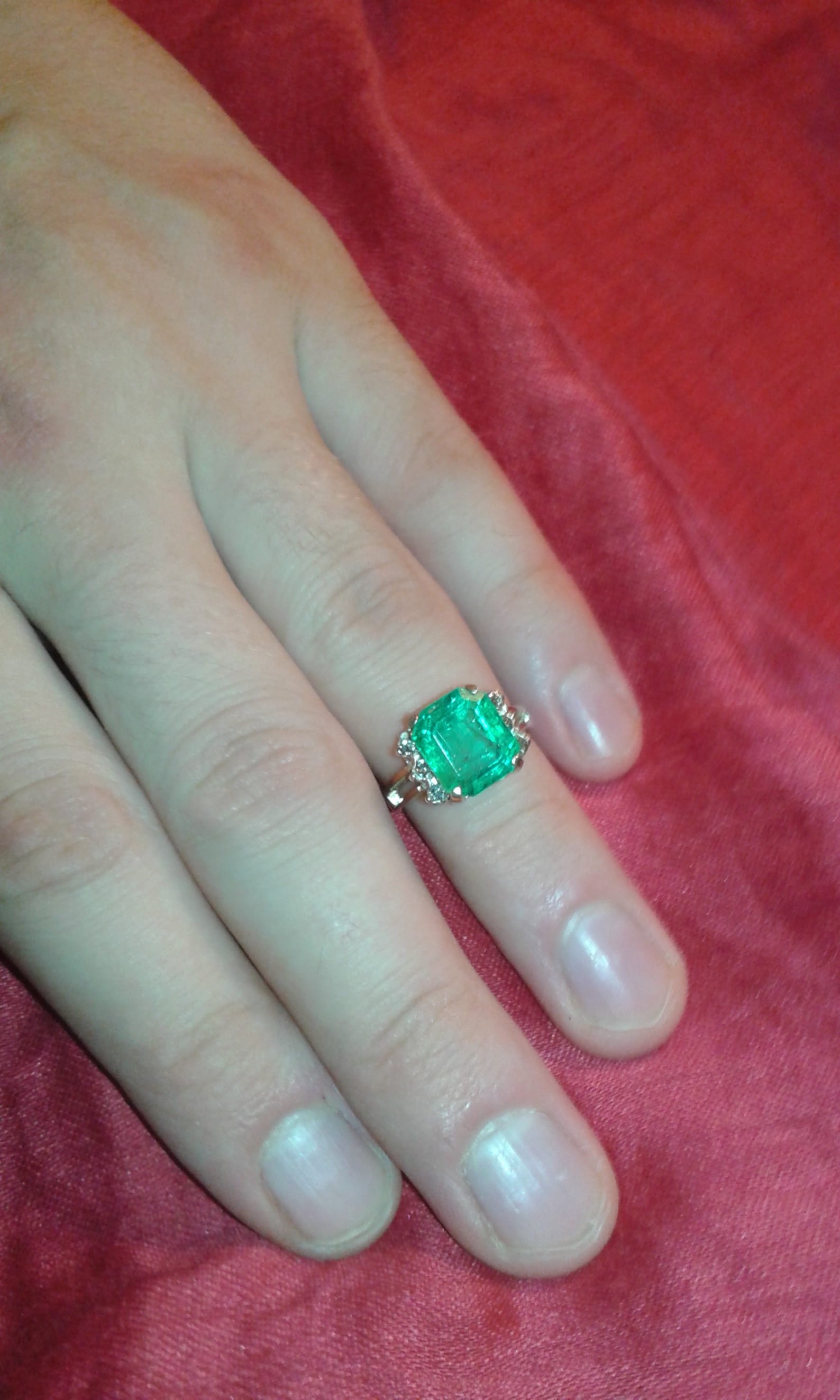 Untreated Unoiled 5.09ct Emerald Cut Earth Mined Emerald GIA | Etsy UK