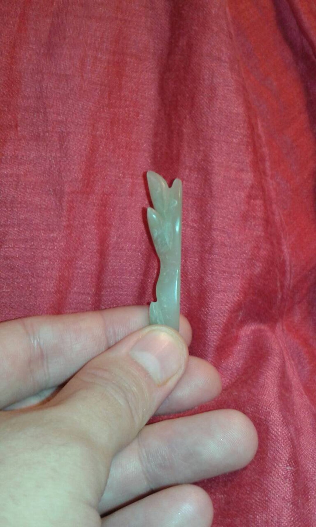 Nephrite Yu Jade Mutton Fat Colour Untreated Natural Gemstone Lotus ...