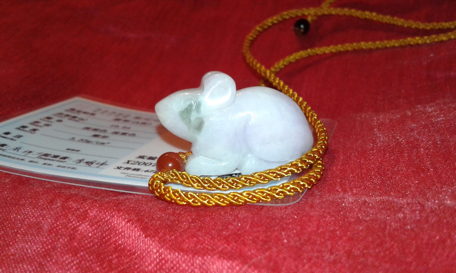 Untreated Lavender Jadeite A Jade Luck Mouse Rat Carving Cute | Etsy UK