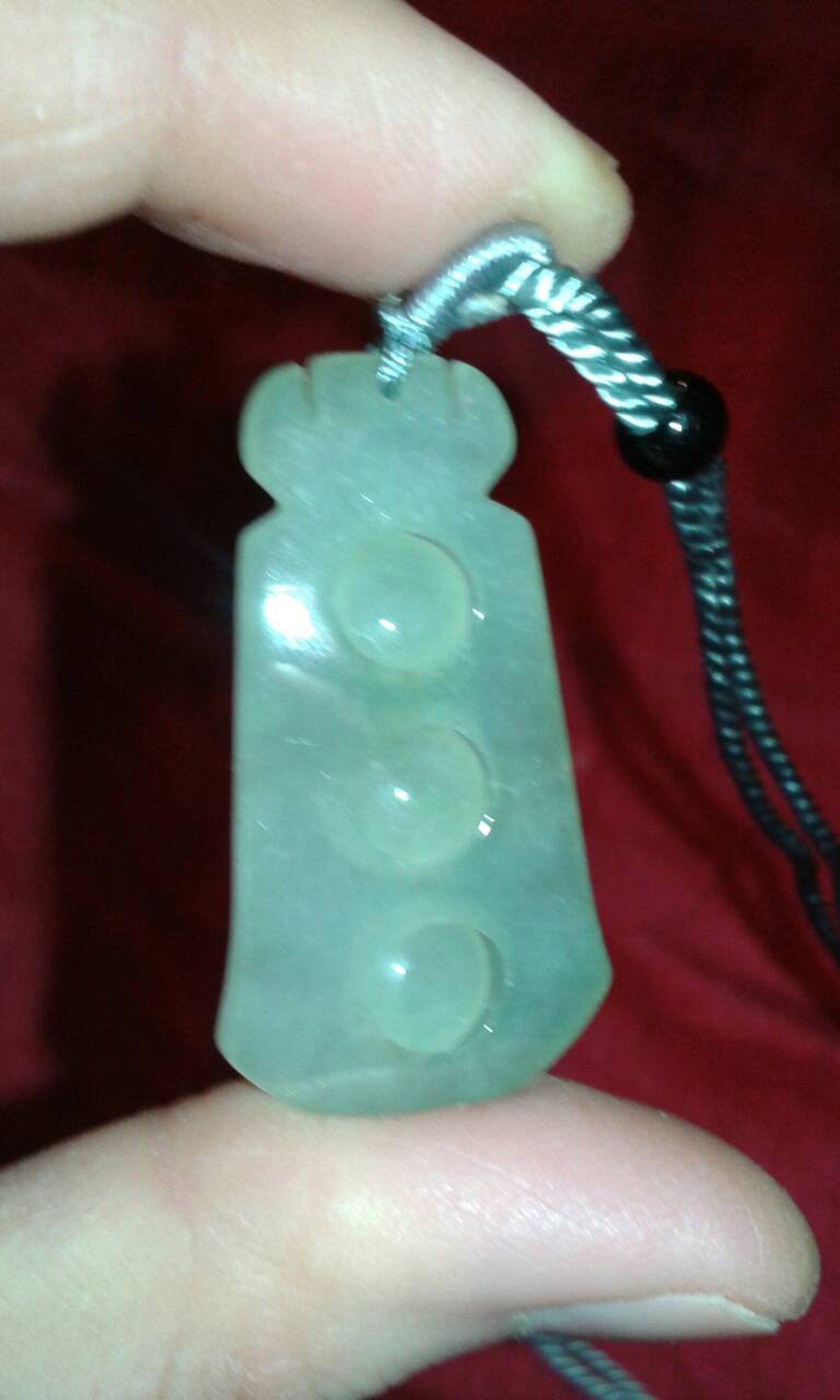 Choice of Two Moving - Jadeite A Jade Triple Free Floating Disc Ancient ...