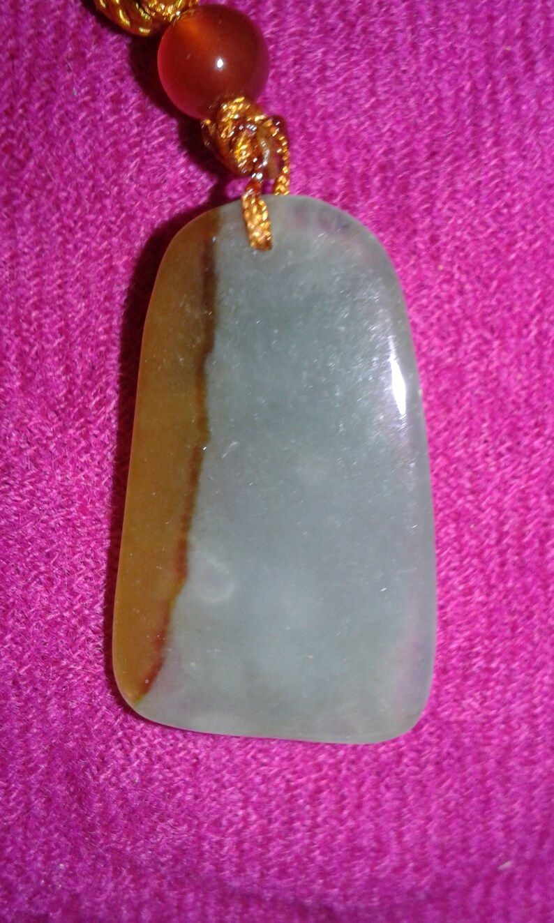 Translucent Tiger Orange and Rainy Day Grey Untreated Jadeite | Etsy