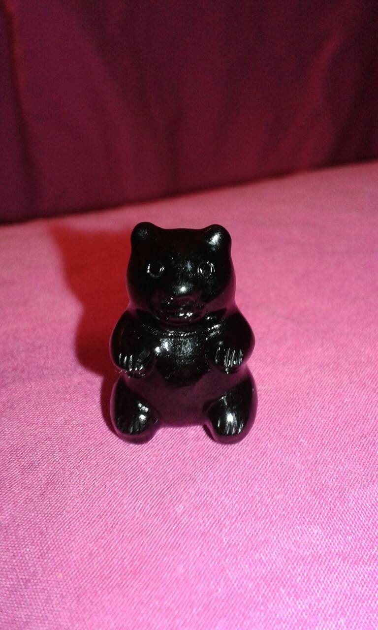 Teddy Bear - Meteorite Carving Natural Tektite From Outer Space ...
