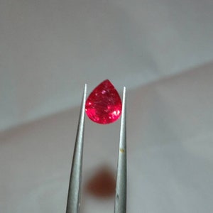 Untreated Earth Mined Unheated 0.80ct Pear Cut Ruby Loose - Etsy