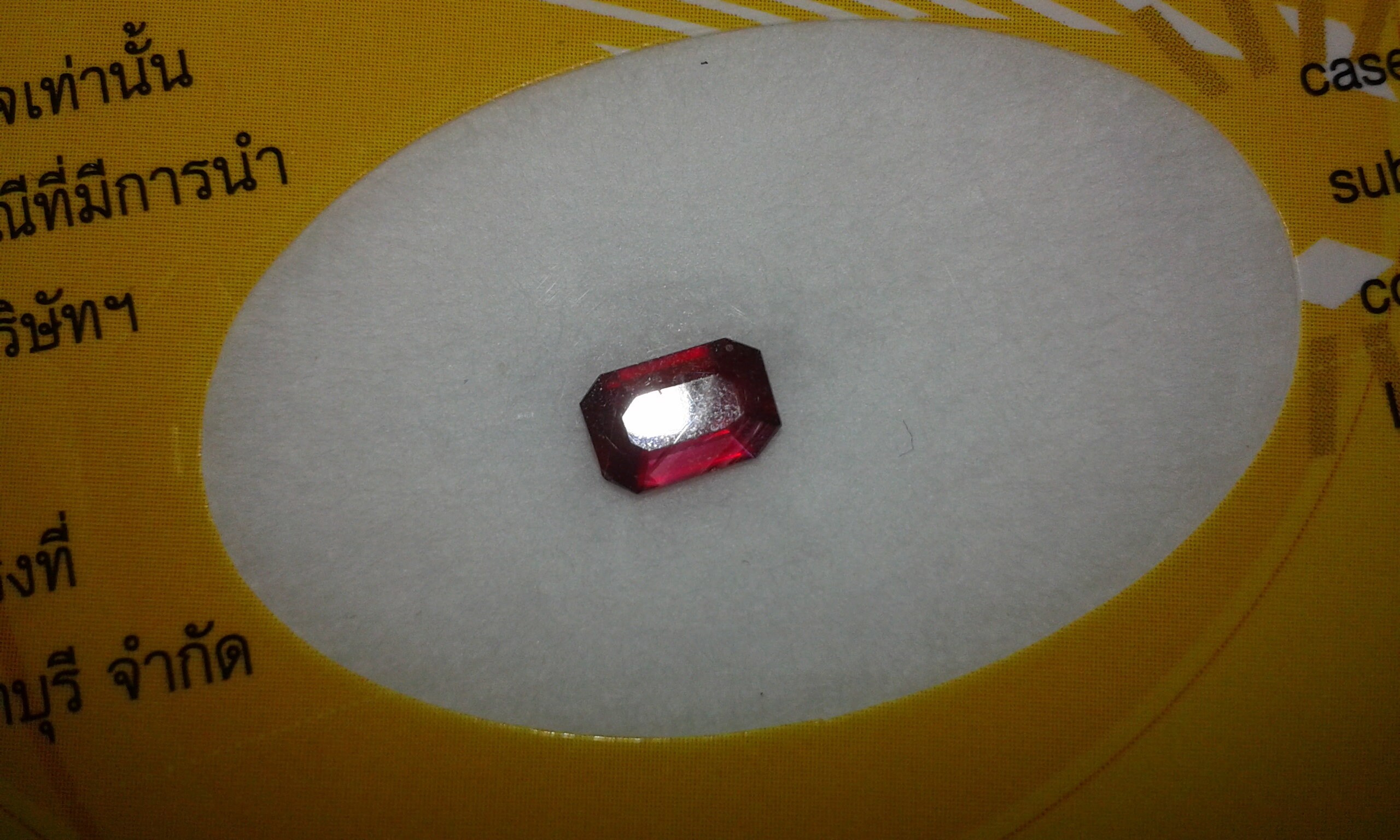 Untreated 1ct Certified Rich Red Ruby Red Sapphire Emerald Cut Loose ...
