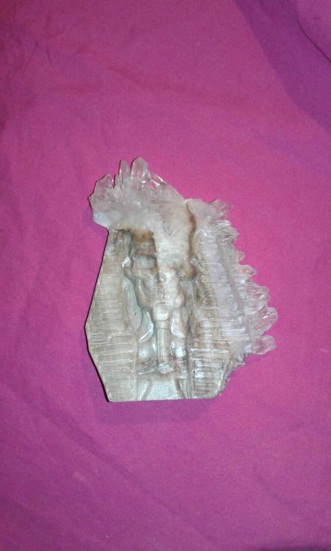 Egyptian Pharaoh - Untreated Quartz - Spooky Zombie Mummy - Gemstone ...