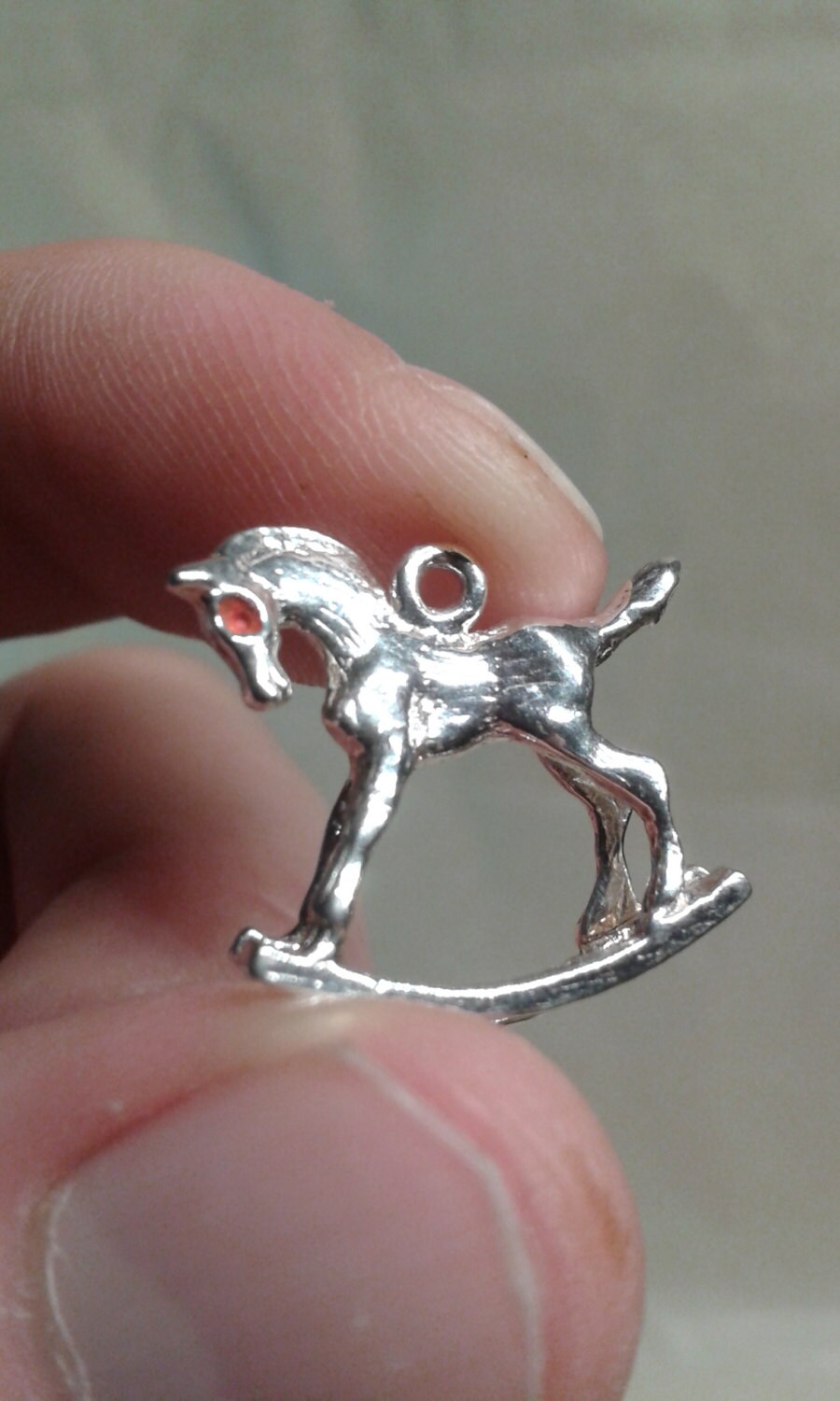 Victorian/edwardian Themed Solid Sterling Silver Rocking Horse | Etsy