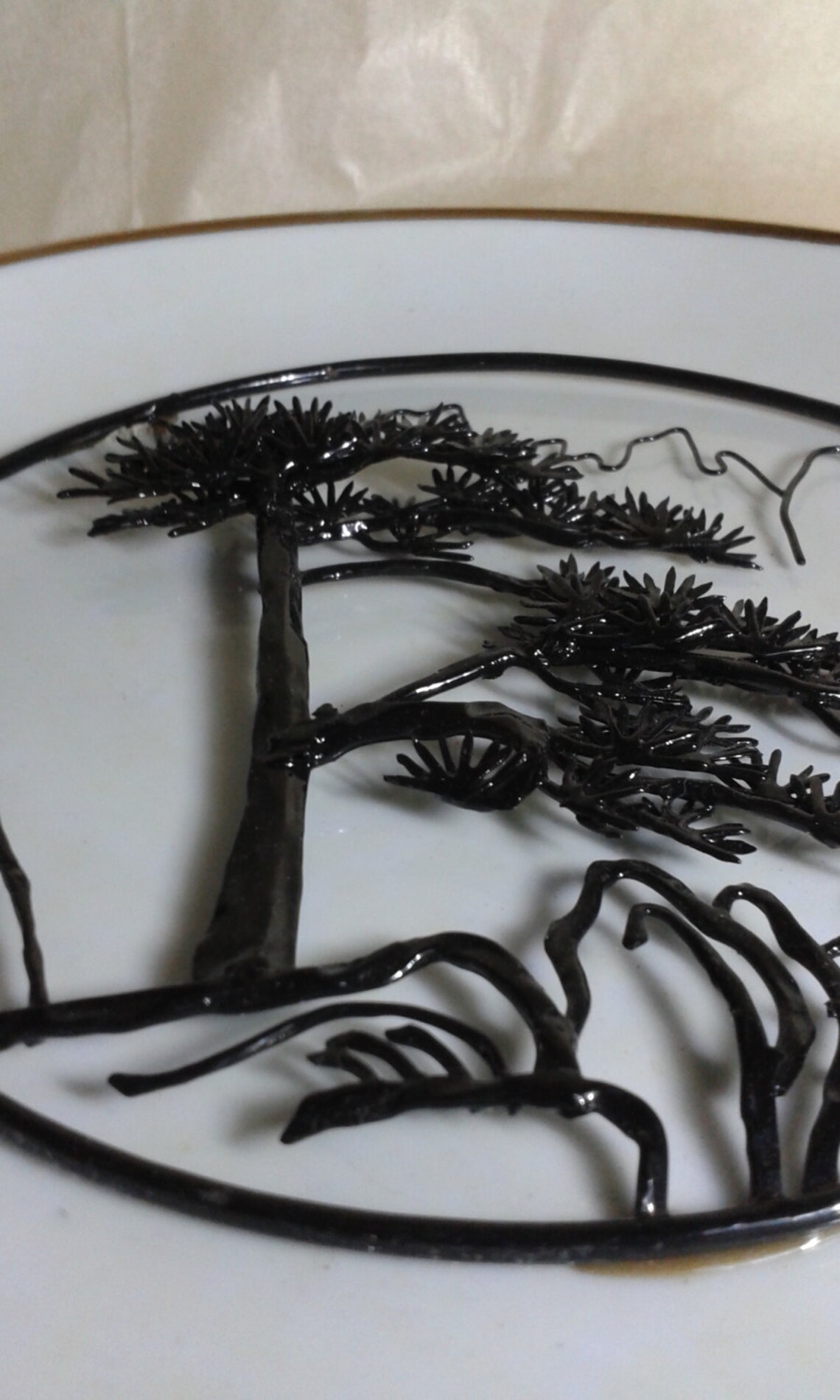 Anhui Wuhu Traditional Chinese Handmade Iron Art / Artwork on Plate ...